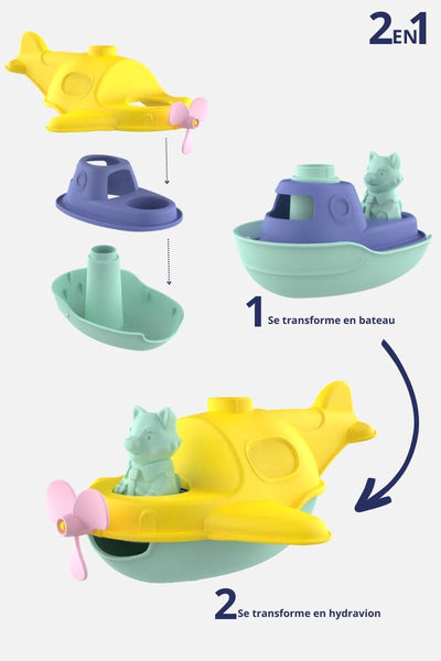 Mon premier Hydravion modulable Orange Le Jouet Simple