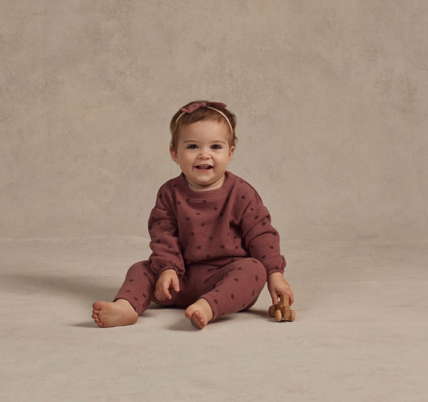 Spongey Knit Set Polka Dot Rylee + Cru