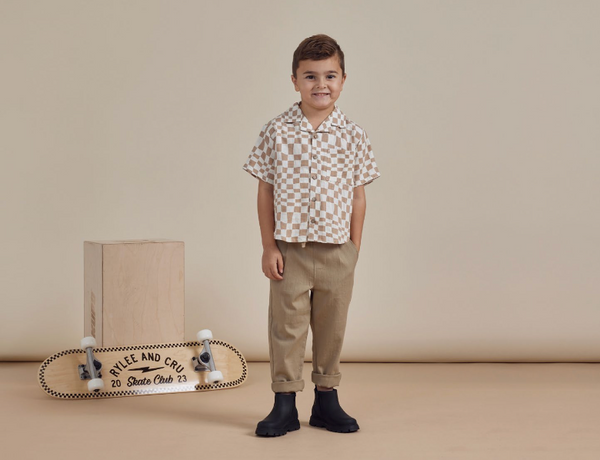 Kalen Pant Sand Rylee + Cru