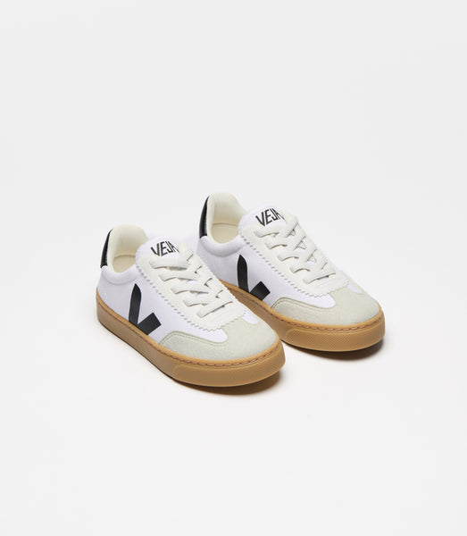 Volley Canvas White Black Veja