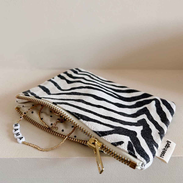 Marie Purse Zebrou Greige Rose in April