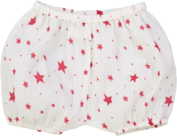 Bloomer LONDON - Crepe Red Stars
