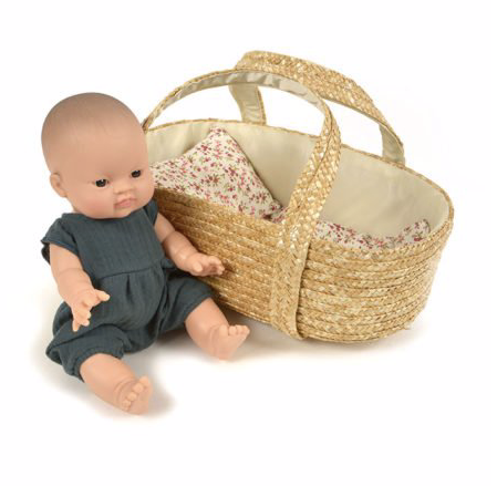 Gordis - Couffin Poupée Tressé 35cm