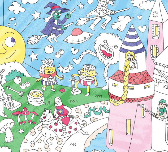 Poster A Colorier - Magic - 100 X 70 OMY
