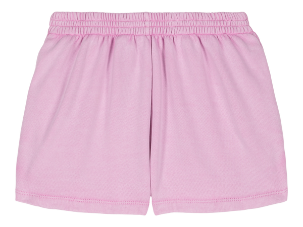 Short Liam Fleece Super Pink Logo Azzurro We Are Kids